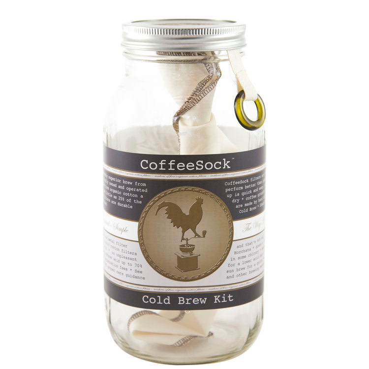 CoffeeSock Original Glass Ring DIY ColdBrew Coffee Kit – Java Pura
